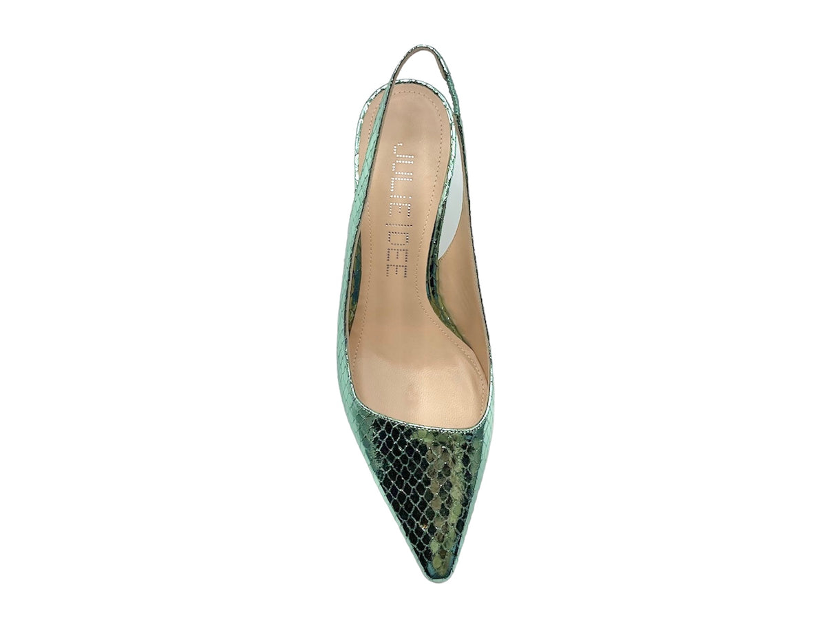 Julie Dee - EN803 (Metallic Mint) | Shaw Shoes