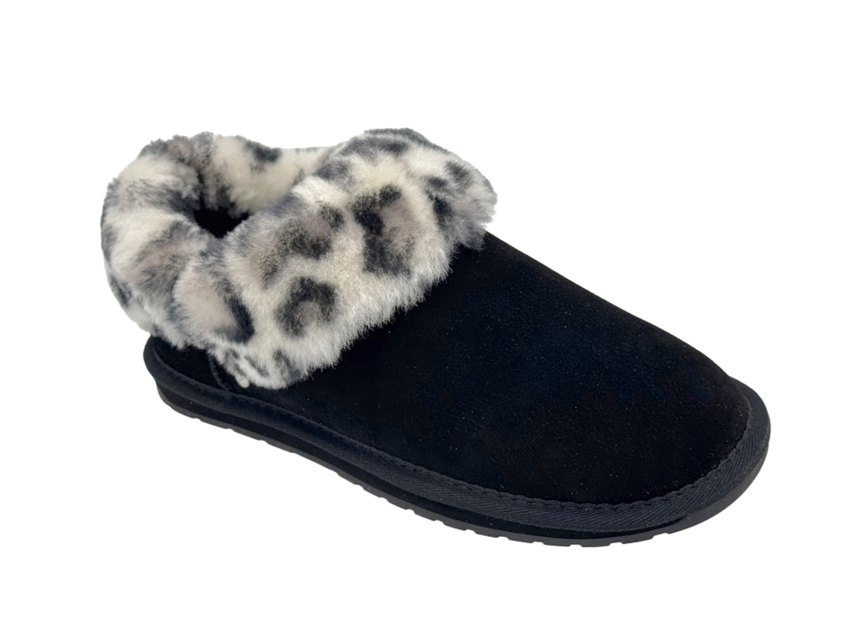 Emu Australia - Baia Bow (Black) | Shaw Shoes